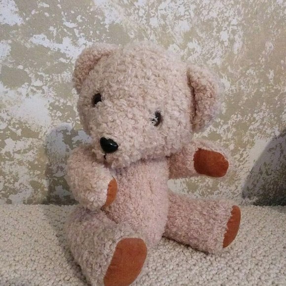 Goffa | Toys | Goffa Teddy Bear Jointed Curly Plushy Inch Vintage Plush ...